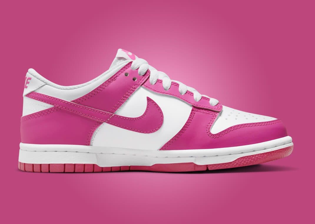 The Kids Exclusive Nike Dunk Low Laser Fuchsia Releases January 2024