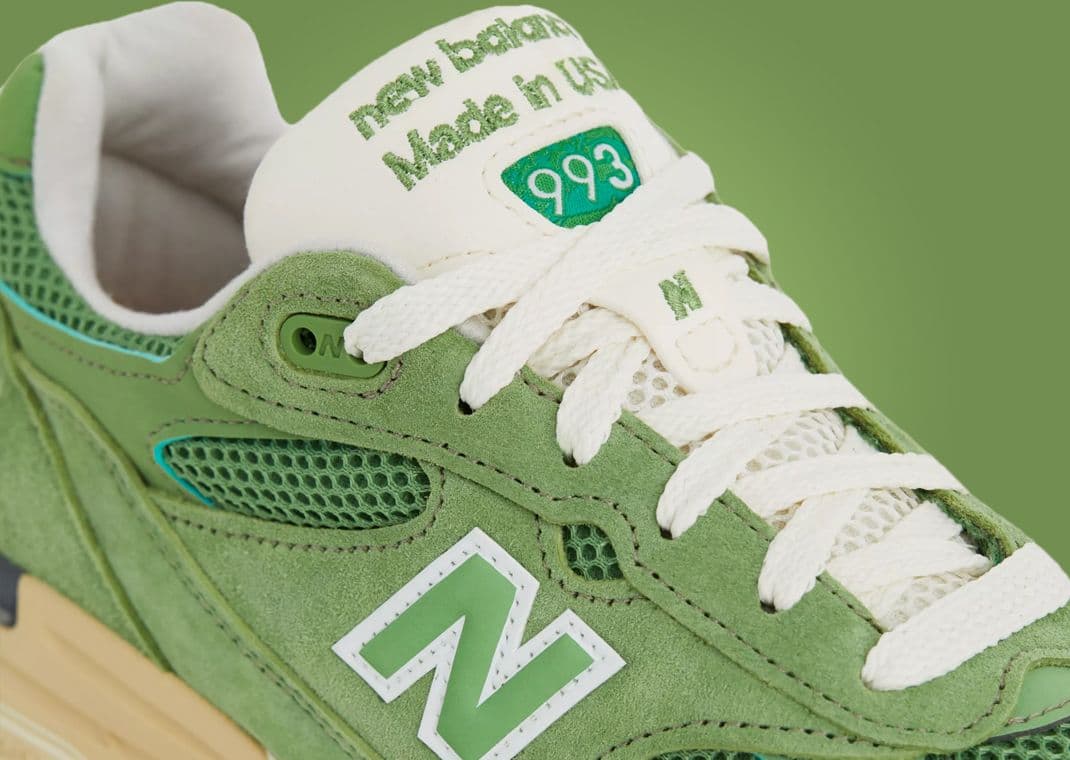 The New Balance 993 Made in USA Chive Releases April 2024