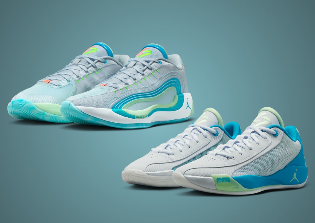 Luka Doncic adds Football Grey and Laser Blue to the Jordan Luka 4 and ...