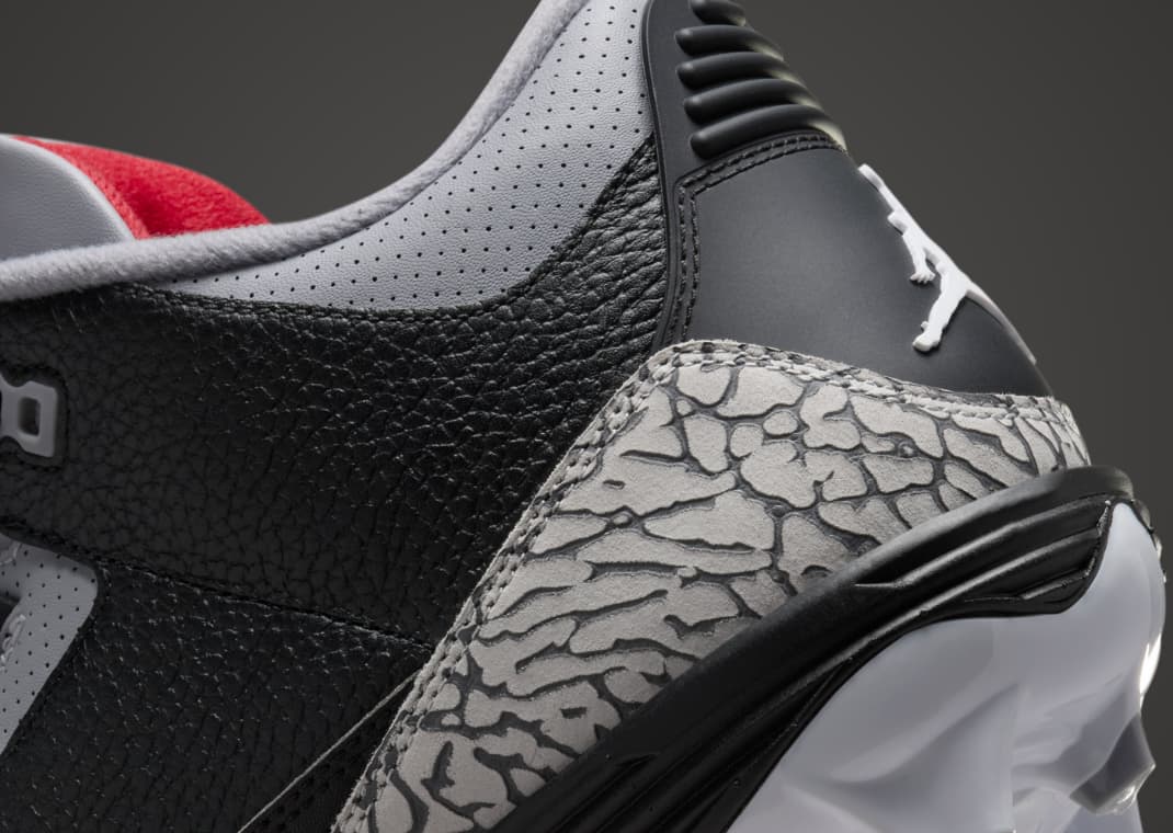 The Air Jordan 3 Mid TD Cleat Black Cement Releases July 2024