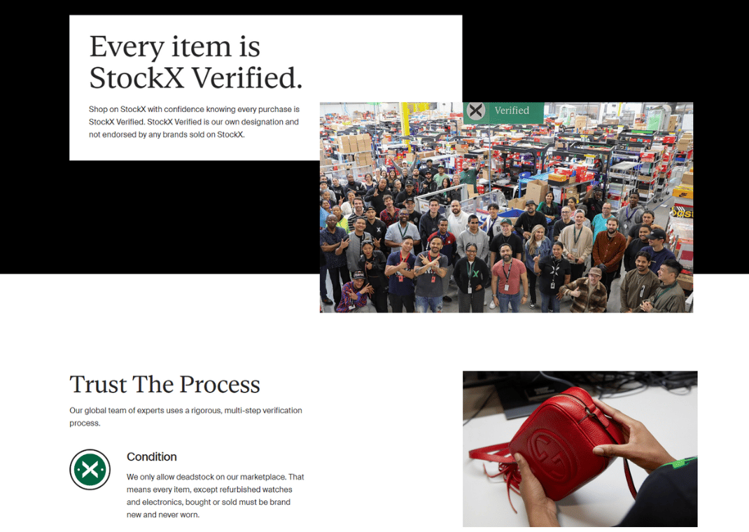 StockX Removes The Term “100% Authentic” From Its Website