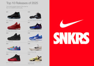 Nike Reveals the Top 10 SNKRS Releases of 2025