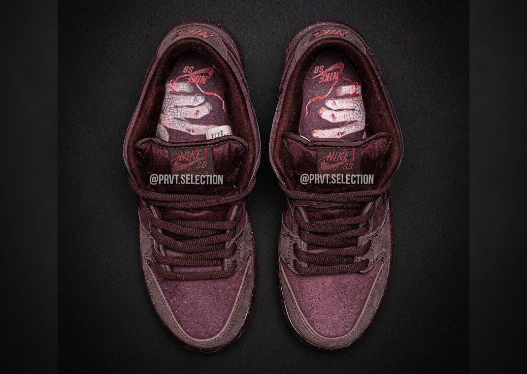 The Nike SB Dunk Low Premium Paris City Of Love Burgundy Crush Releases ...