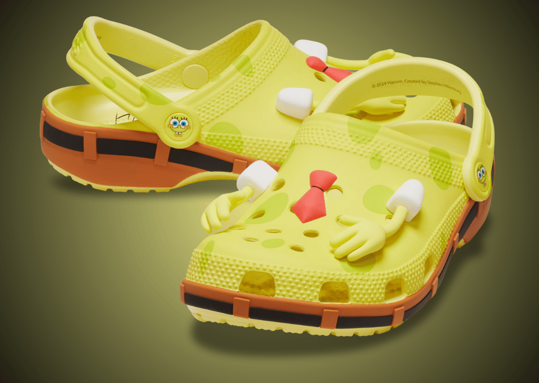 The SpongeBob Squarepants x Crocs Collection Releases May 2024