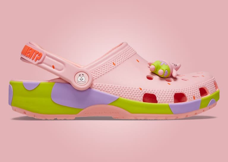 The SpongeBob Squarepants x Crocs Classic Clog Patrick Releases May 2024