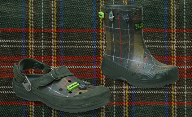 The Barbour x Crocs Collection Releases March 2025