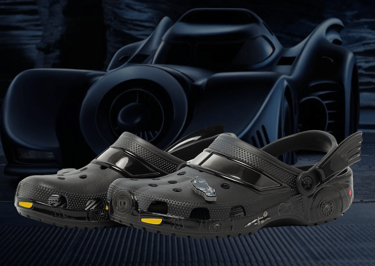 The Batman x Crocs Classic Clog Batmobile Releases September 2024