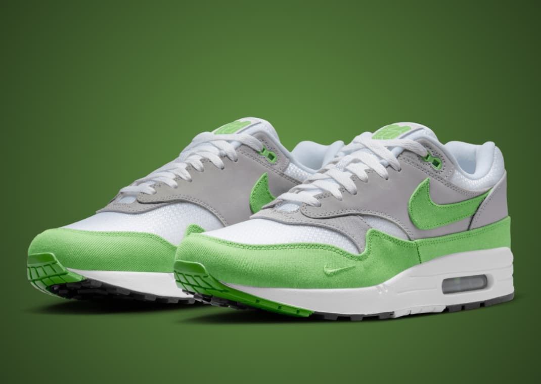 The Patta x Nike Air Max 1 Chlorophyll 20th Anniversary Releases ...