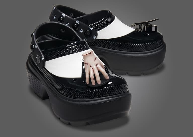 The Crocs Stomp Clog Wednesday Addams Releases Tomorrow