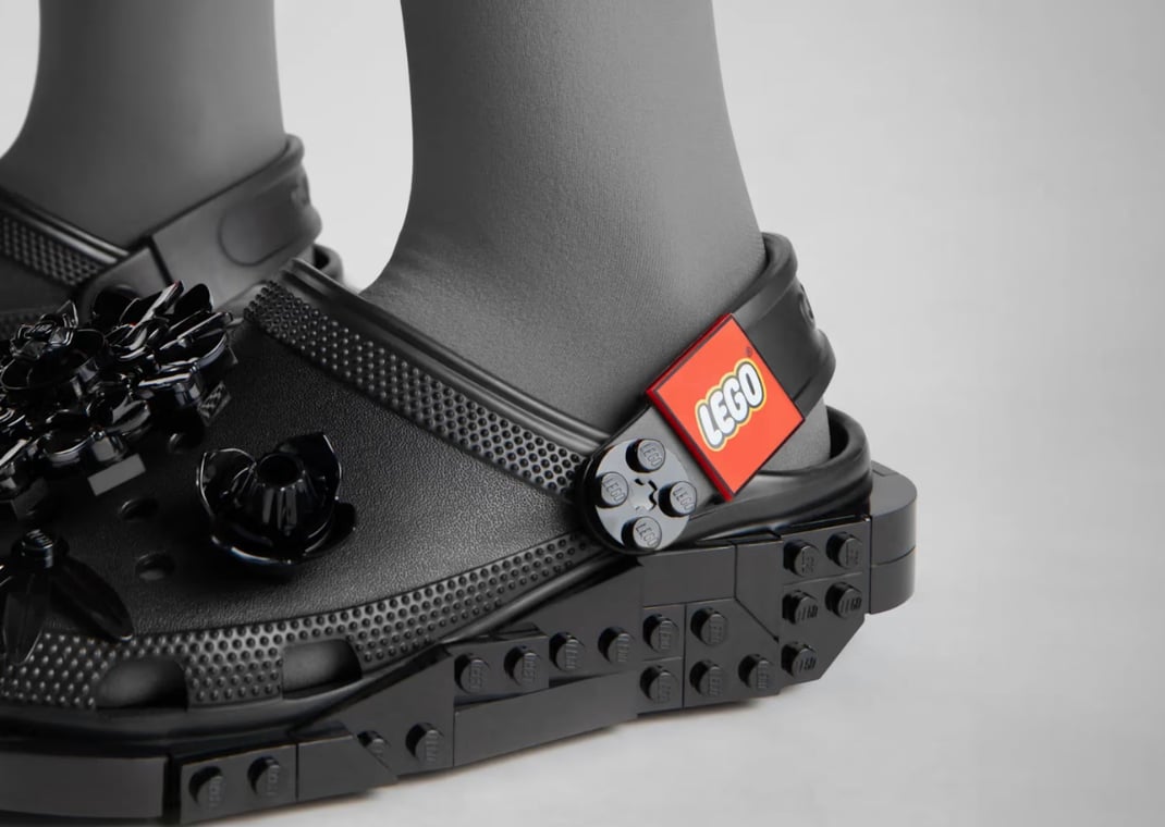 LEGO Stacks Bricks on the Side of Crocs for a Set of Customizable Clogs