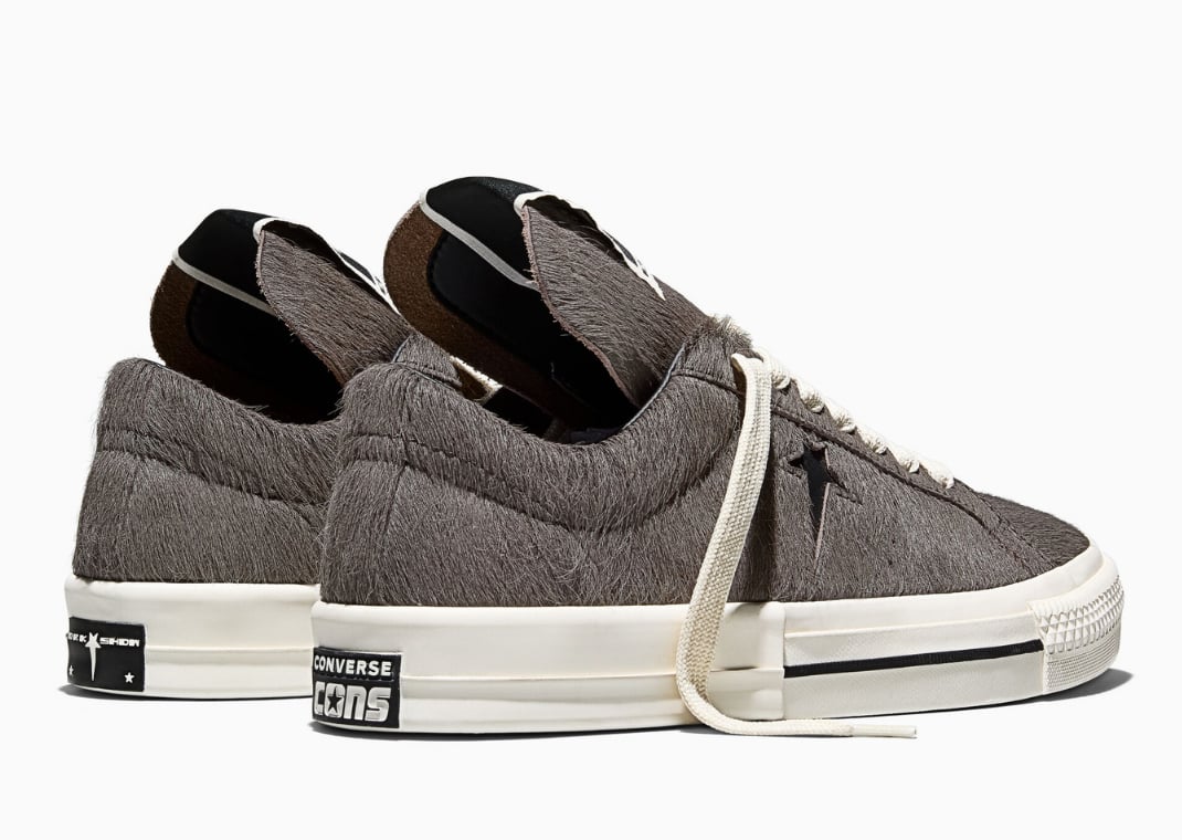 Rick Owens Just Wrapped the Converse DRKSHDW One Star Pro in Pony Hair