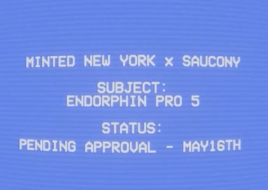 Minted New York Previews its Upcoming Saucony Collab with Animated Campaign