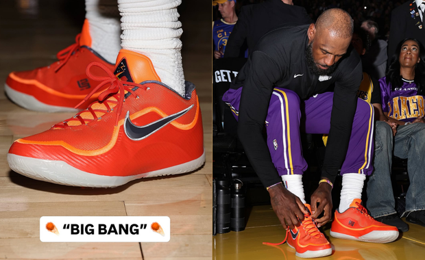 LeBron was On Fire Against the Warriors in this Big Bang Nike LeBron 23 PE