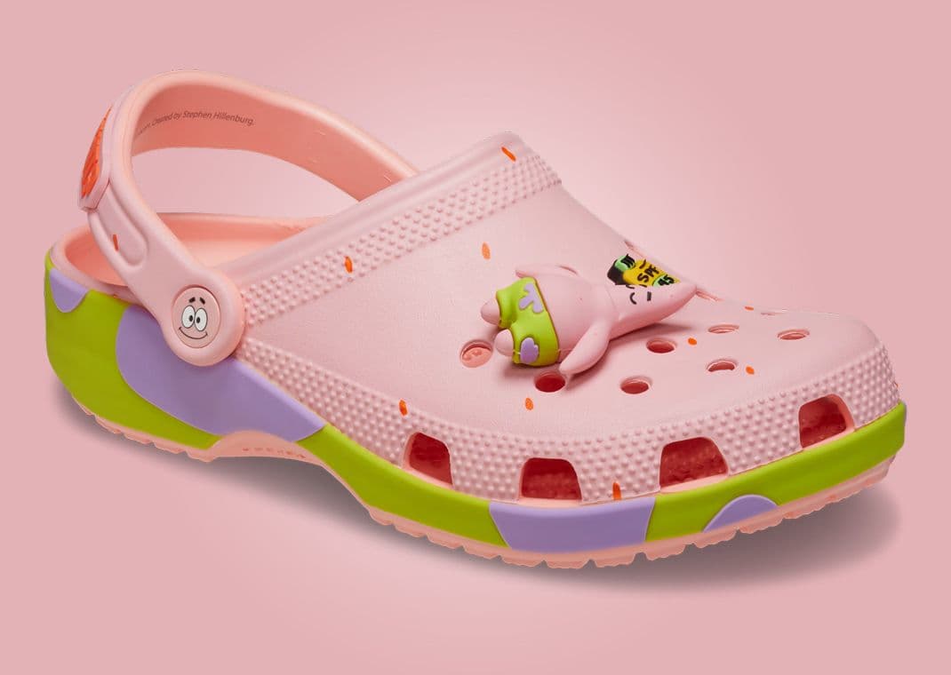 The SpongeBob Squarepants x Crocs Classic Clog Patrick Releases May 2024
