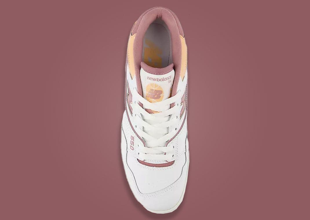 The Women's New Balance 550 Rosewood Hazy Peach Releases March 2024