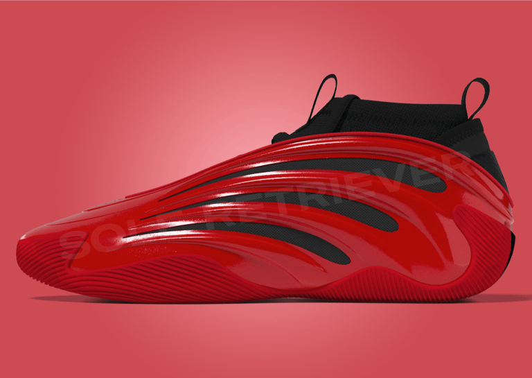 The adidas Harden Vol. 9 Red Metallic Releases June 2025