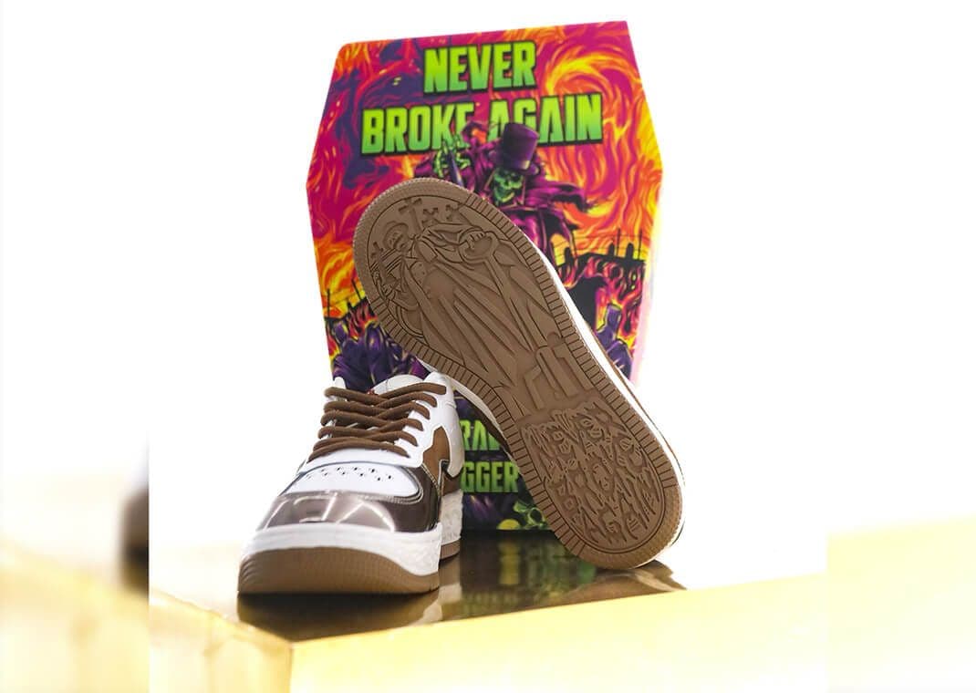 Youngboy Never Broke Again Made His Own Grave Digger Sneaker
