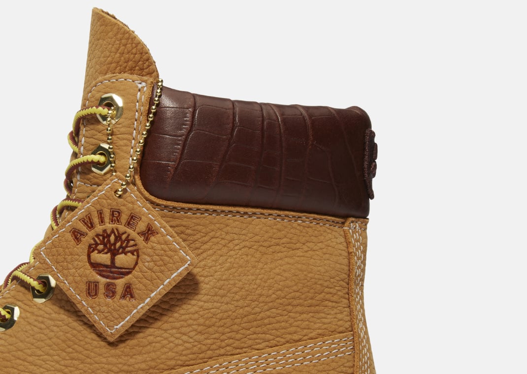 Avirex Adds Pebbled Leather to Collab Wheat Timberland 6-Inch Boot