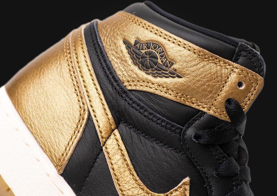 The Air Jordan 1 High Black Metallic Gold Releases August 2024