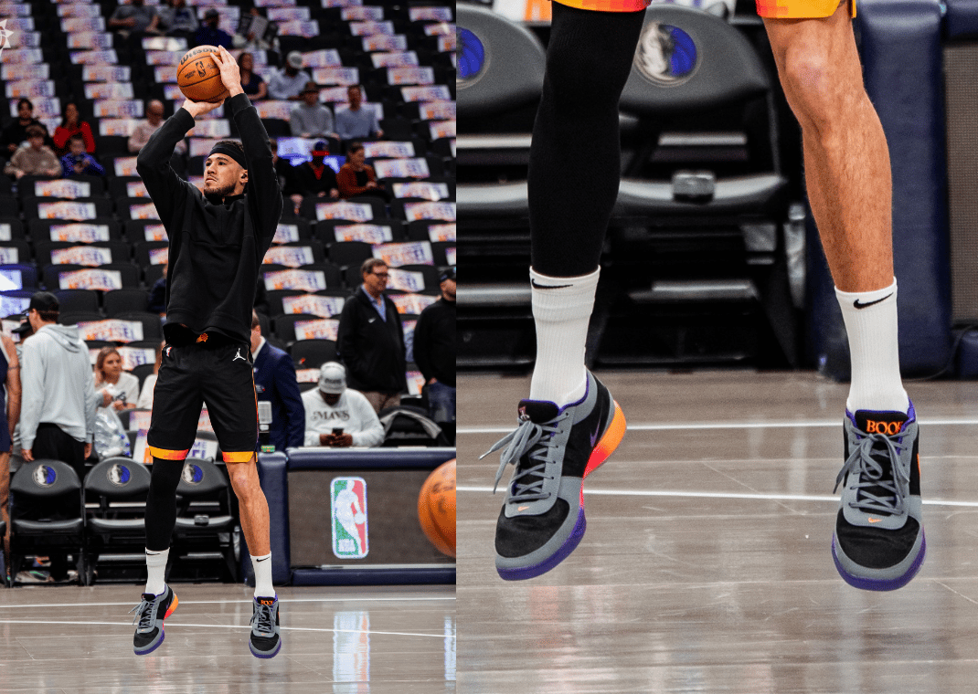 Devin Booker Pays Homage to Penny Hardaway’s Nike Air Penny 5 on the Nike Book 1