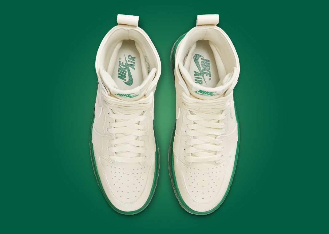 The Air Jordan 1 Brooklyn Coconut Milk Pine Green Releases The Air Jordan 1 Brooklyn Coconut Milk Pine Green Releases