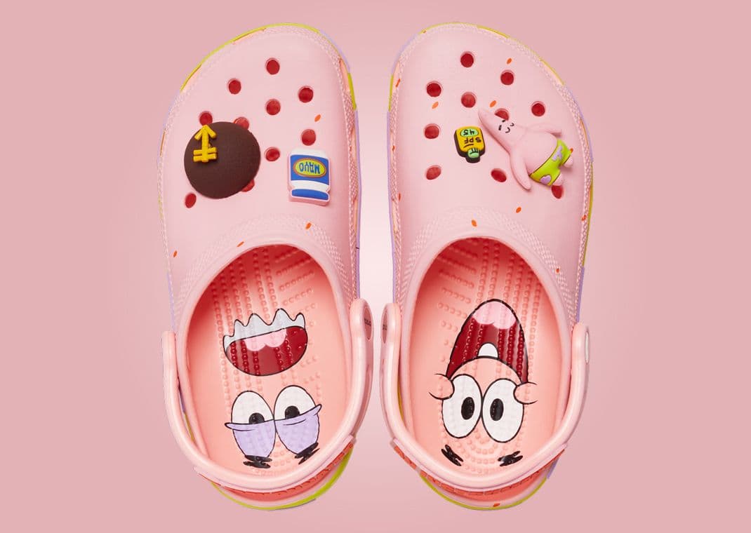 The SpongeBob Squarepants x Crocs Classic Clog Patrick Releases May 2024