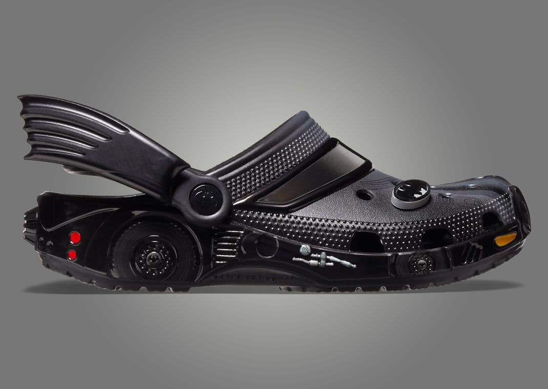 The Batman x Crocs Classic Clog Batmobile Releases September 2024