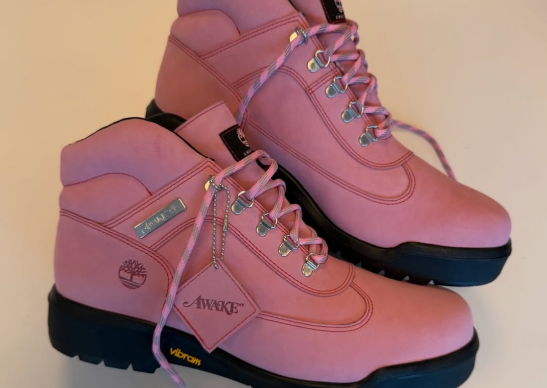 Awake NY’s Pink Timberland Field Boot is a Friends & Family Exclusive