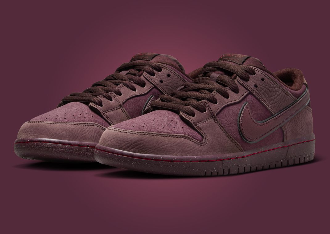 The Nike SB Dunk Low Premium Paris City Of Love Burgundy Crush Releases ...
