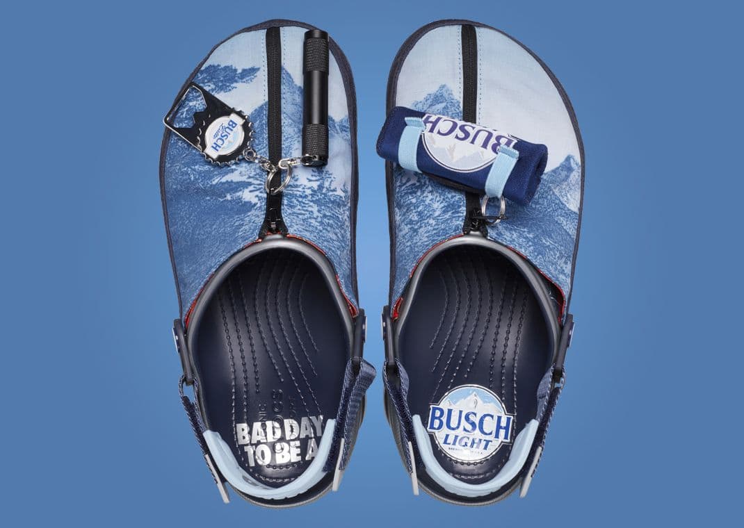 The Busch Light x Crocs Collection Releases May 2024