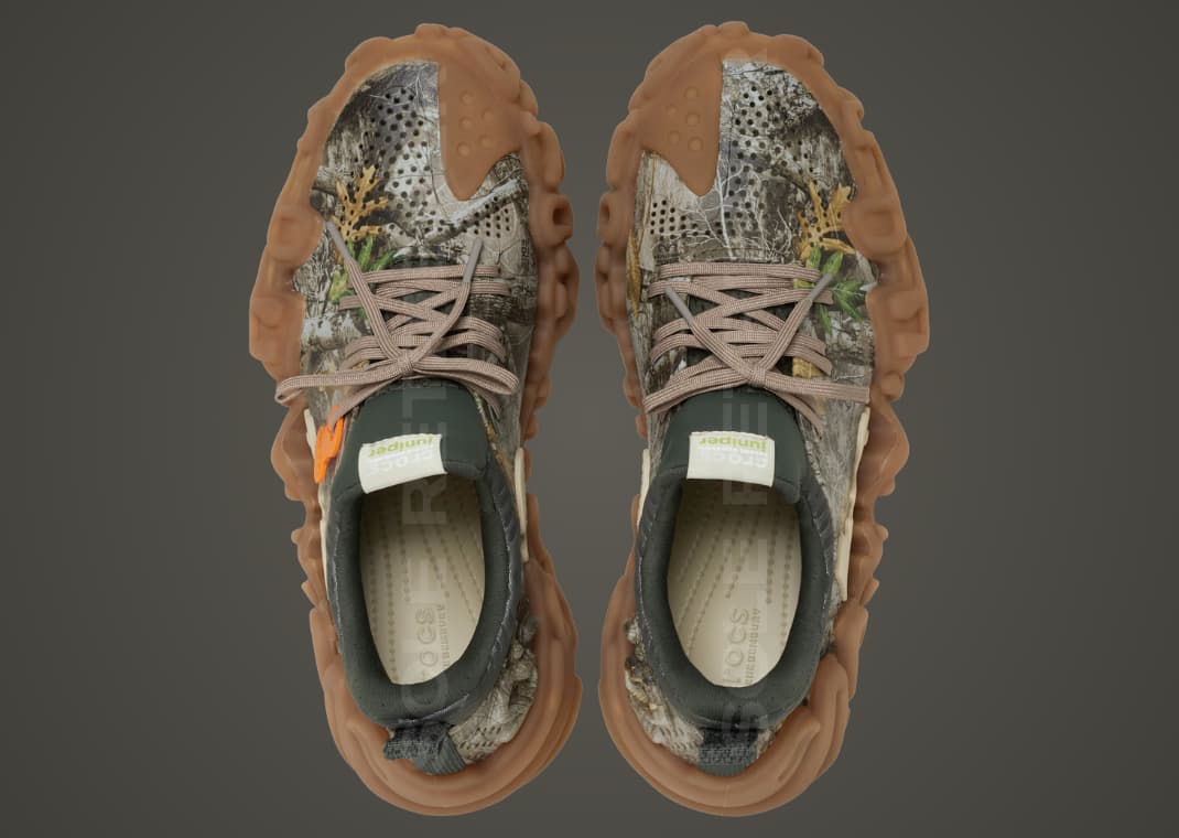 Salehe Bembury's Crocs Pollex Juniper Realtree Camo Releases in 2024