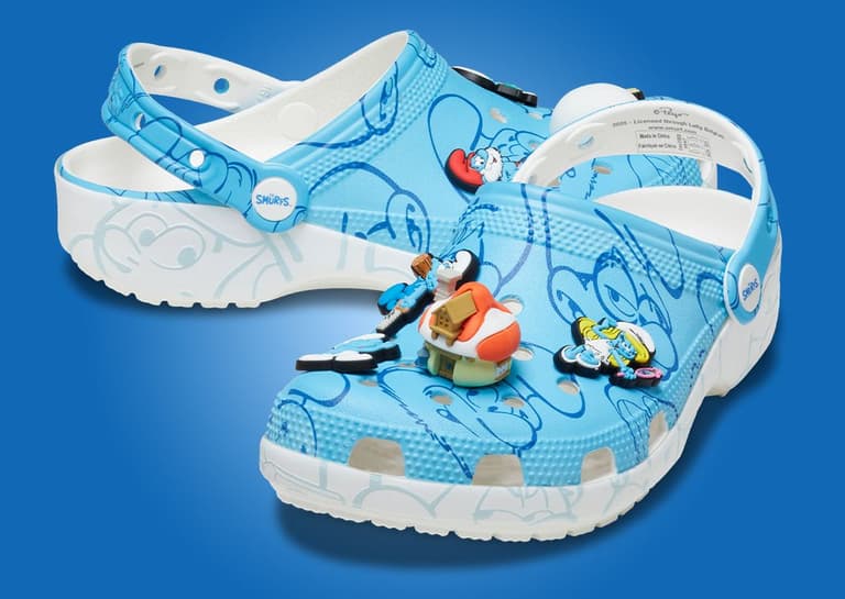 The Smurfs x Crocs Collection Releases June 2025