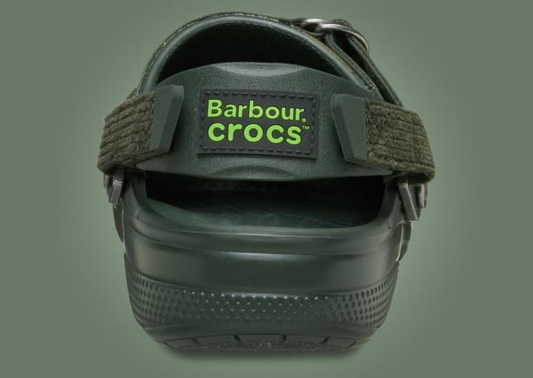 The Barbour x Crocs Collection Releases March 2025