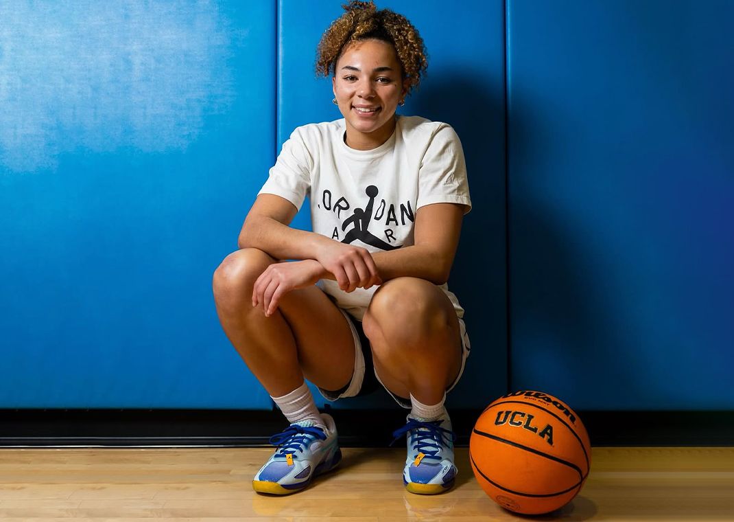 Kiki Rice Debuts Her Jordan Heir PE During Game Against Maryland Terrapins