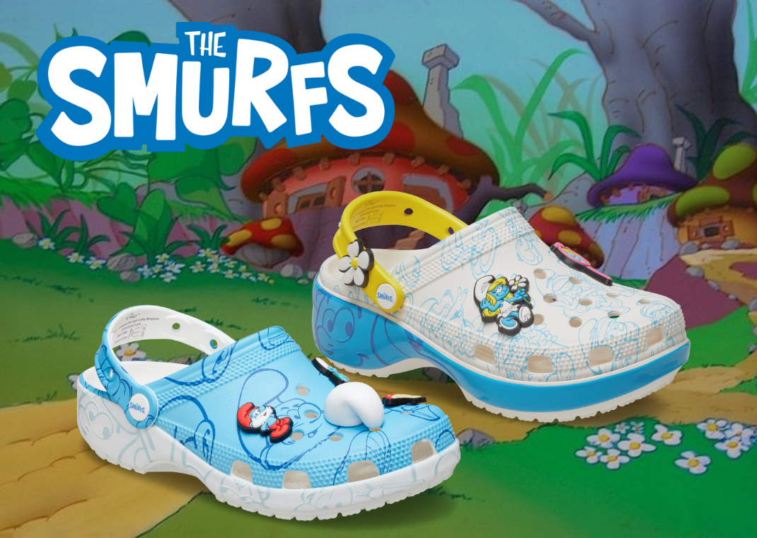 The Smurfs x Crocs Collection Releases June 2025