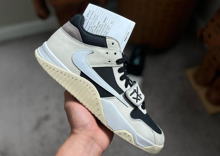Check Out this Cream and Black Travis Scott Jumpman Jack Sample