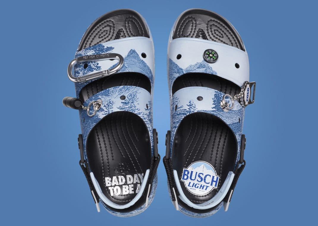The Busch Light x Crocs Collection Releases May 2024