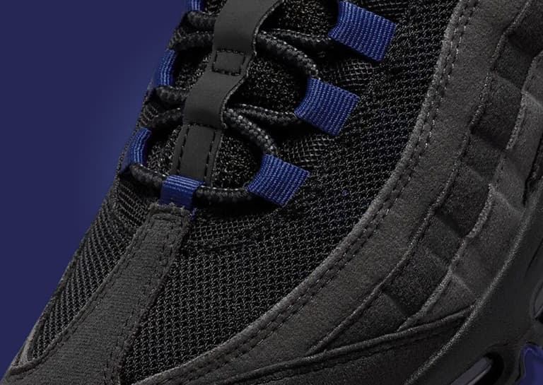 The Nike Air Max 95 Jewel Goes Dark in Cool Grey and Deep Royal Blue