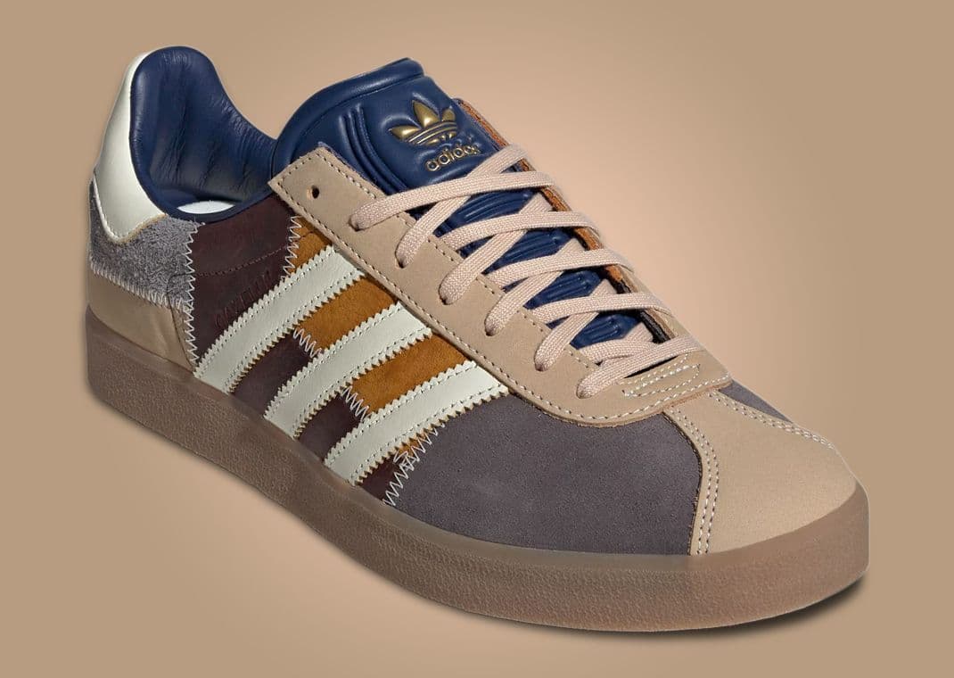The atmos x adidas Gazelle 85 Patchwork Releases in 2024