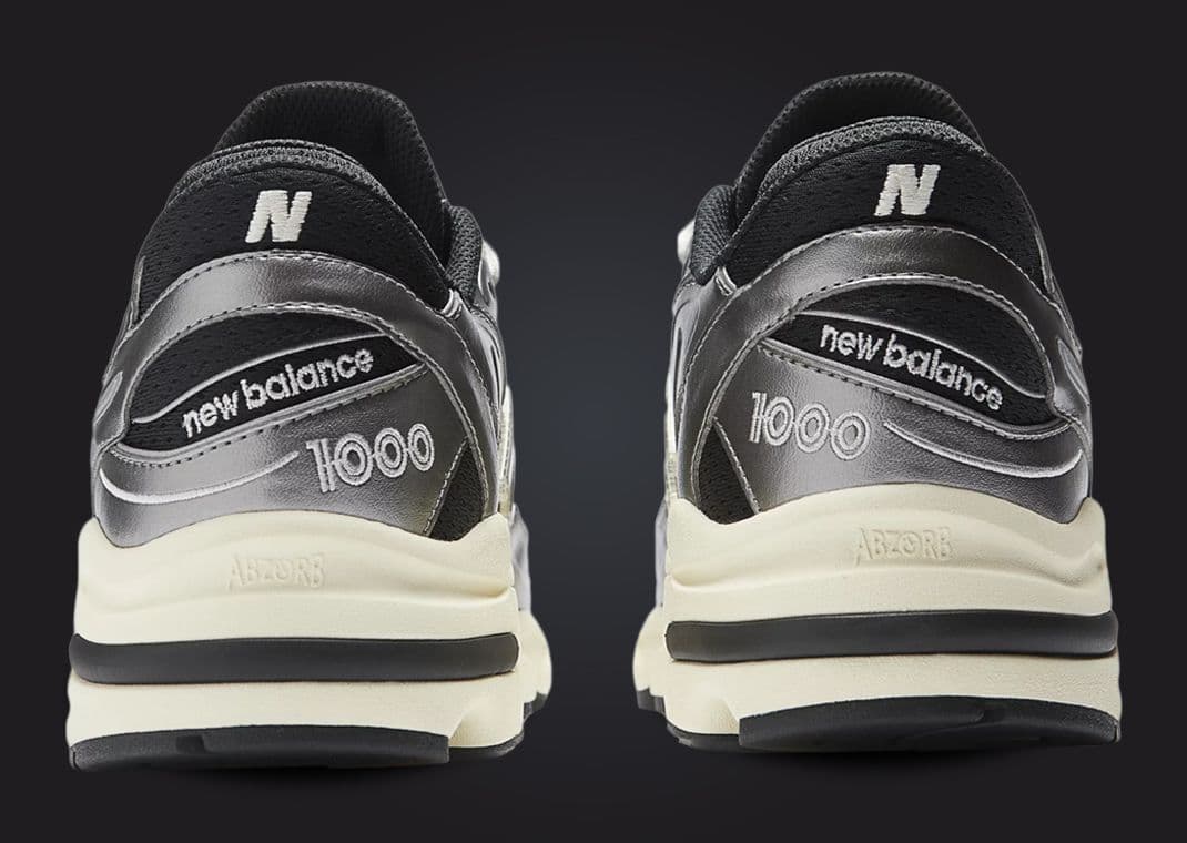 The New Balance 1000 Metallic Silver Releases April 2024