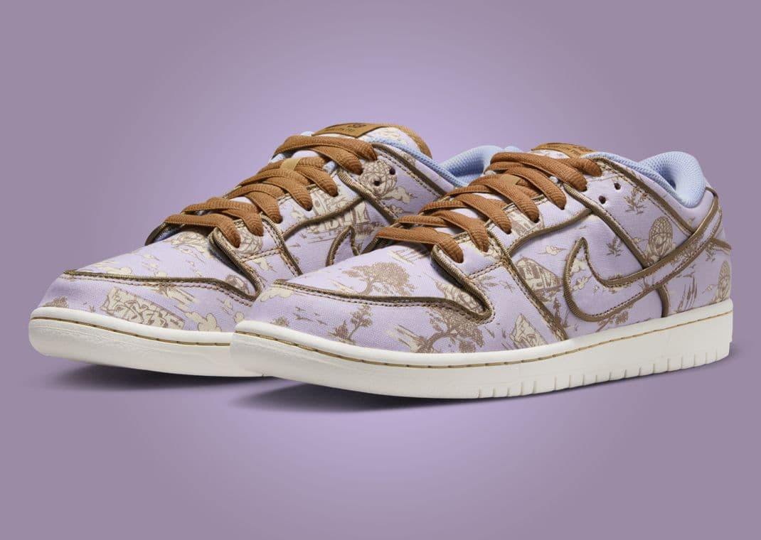 The Nike SB Dunk Low Premium Pastoral Print Releases April 2024