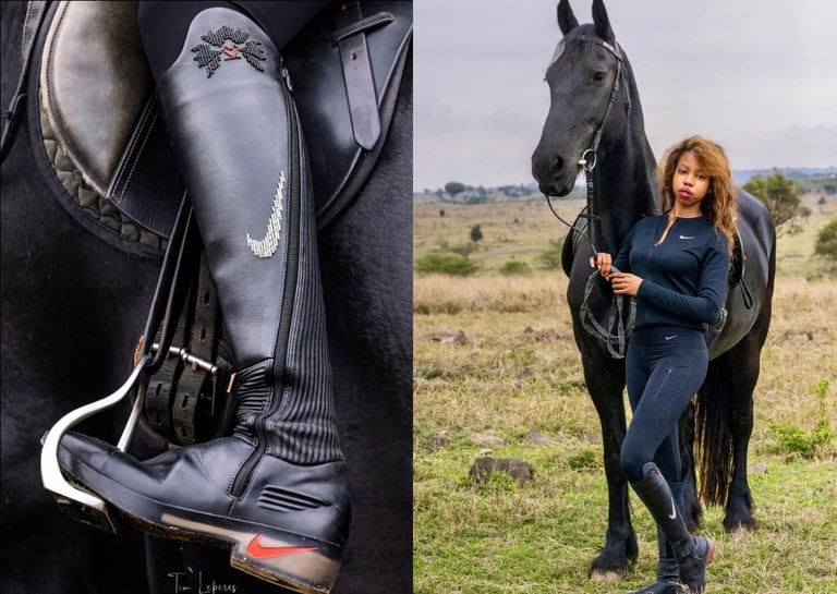 Kenyan Show Rider Muthoni Kimani Debuts Nike Equestrian Boot for 2028 ...