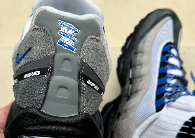 Undefeated x Nike Geo Pack Adds Soccer-Themed Blue Air Max 95 Exclusive ...