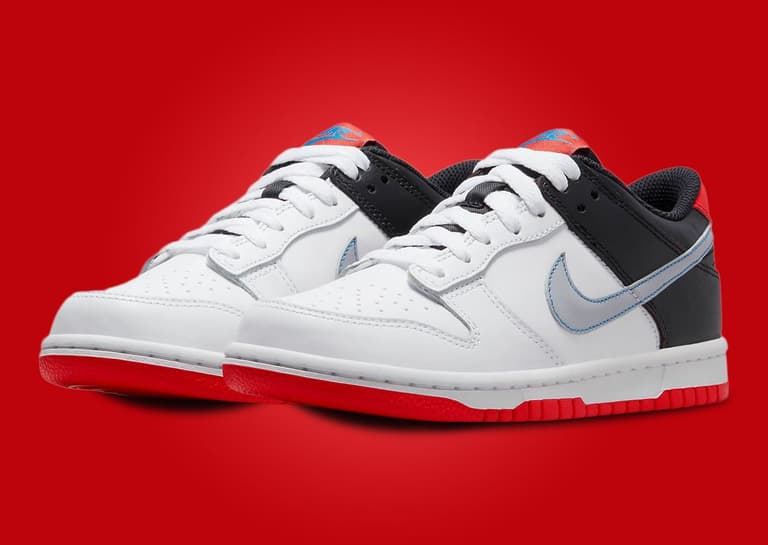 Nike's Dunk Low Swings Through In A Spider-Man-Inspired Colorway