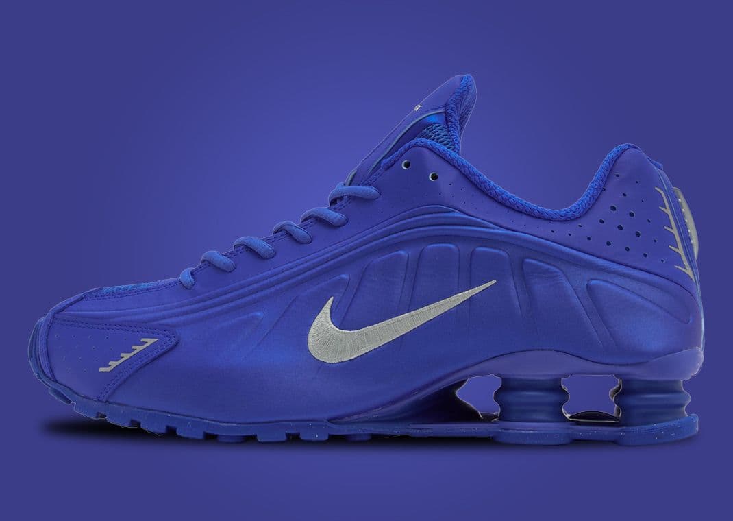 The Nike Shox R4 Blue Woman Group Releases August 2024