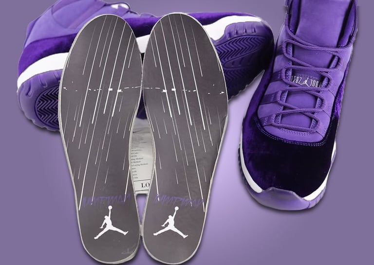 An Air Jordan 11 Purple Rain For Prince Sells For $100,000