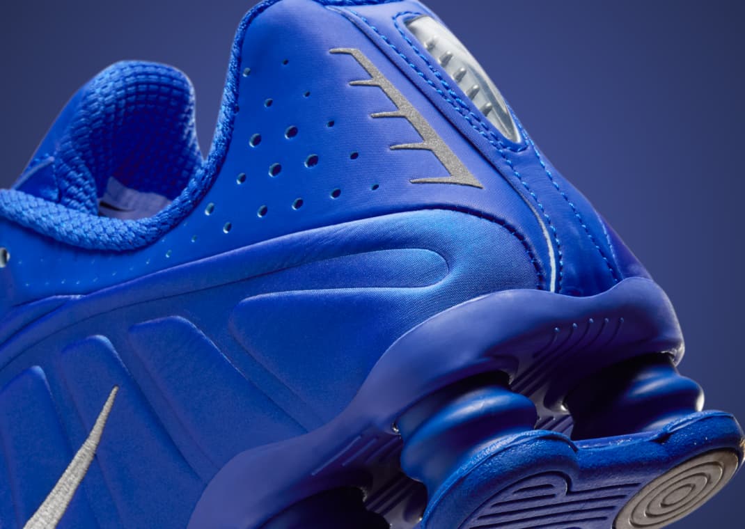 The Nike Shox R4 Blue Woman Group Releases August 2024