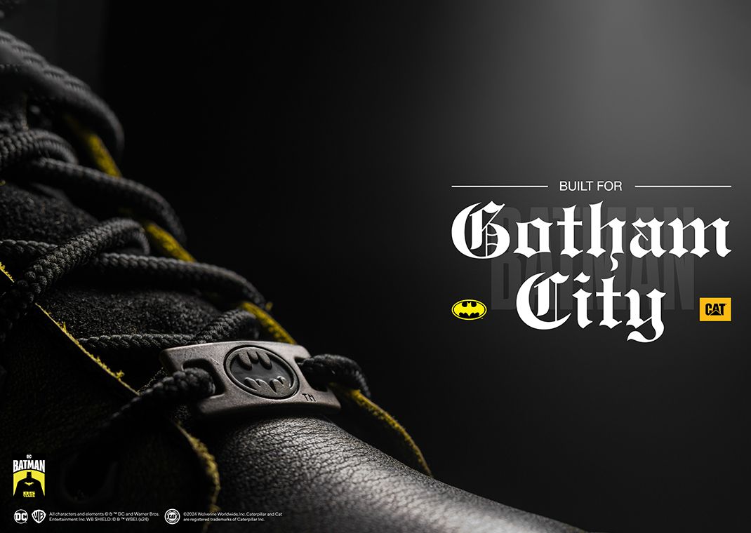 The Batman x CAT Footwear Built For The Knight Collection is Available Now
