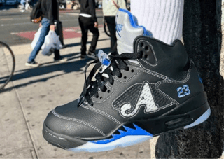 Awake NY's Air Jordan 5 Retro Black Racer Blue Releases August 2025