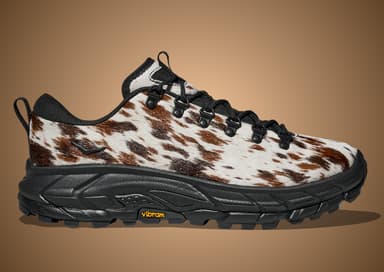 The Hoka Tor Summit+ is Joining the Cow Print Sneaker Trend